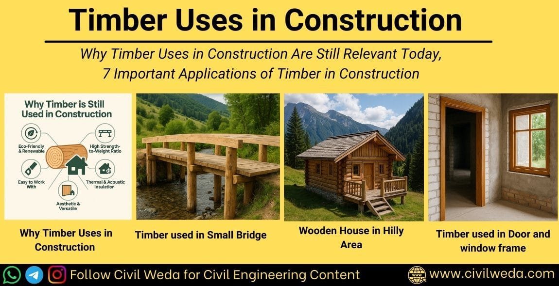 Timber Uses In Construction: 7 Practical Applications