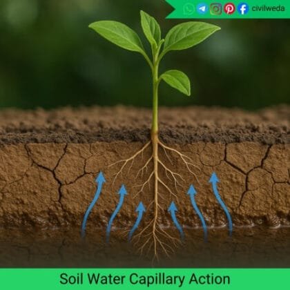 Capillary Action In Civil Engineering : How Water Rises In Soil Explained